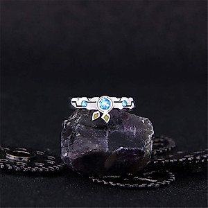 Anime ZERO Stephanie Dola Jibril Shuvi Dora Ring S925 Sterling Silver Rings Christmas Cosplay Gift US size 7/8/9