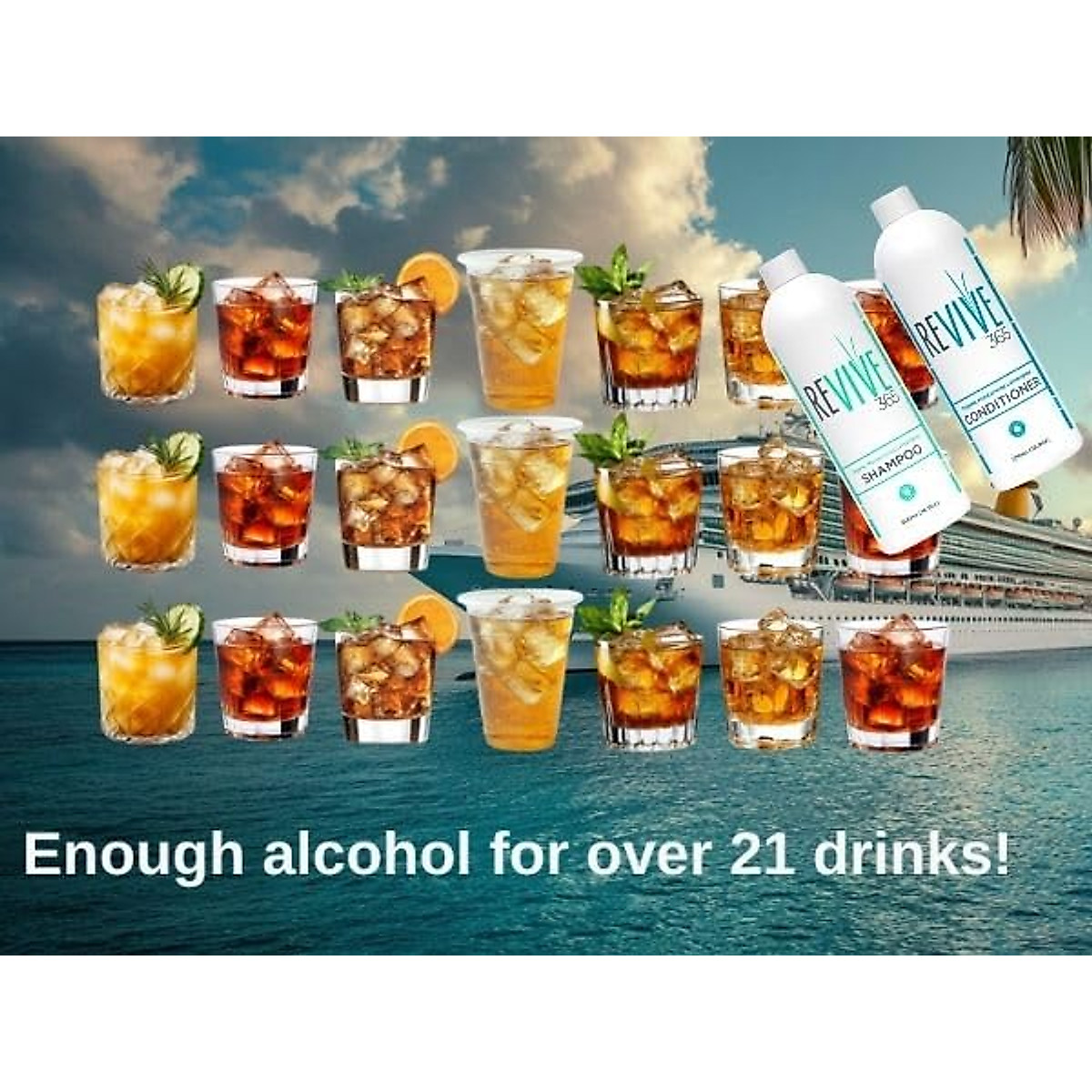 ShampBooze Cruise Flasks (two 16.9 oz flasks) by Smuggle Mug