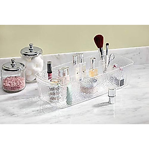 iDesign Large Rain Divided Cosmetic Bin