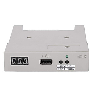 Sanpyl Portable Drive Emulator, SFRM72-FU 32 Bit CPU Design USB SSD 720KB Floppy Drive, with CD and Screw Bag, for Data Storage, for Tajima Happiness