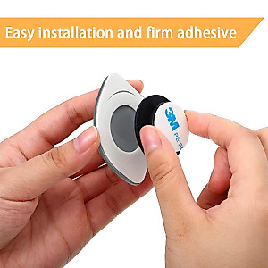 Car Blind Spot Mirror, Fan Shaped HD Glass Frameless Stick on Adjustabe Few Convex Wide Angle Rear View Mirror for Car Blind Spot, Pack of 2 (Fan Shape)