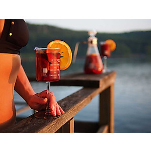 Periodic Tableware Laboratory Beaker Wine Glasses