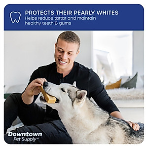 Downtown Pet Supply - Monster Yak Cheese Himalayan Dog Chews - Natural Dog Treats - Dog Dental Care & Plaque Remover for Teeth - Rawhide-Free Dog Chews with Zinc, Calcium, Vitamin D