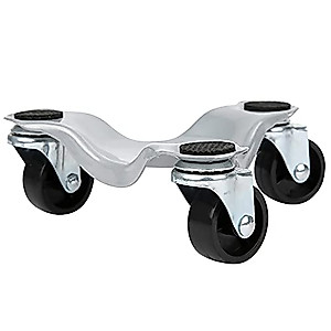 Heavy Duty Dolly,Deosdum Furniture Mover Furniture Transport Set Silver Lifter Moving Plate for Heavy Objects Bearing 400Kg Furniture Moving Wheels