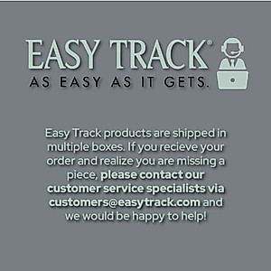 Easy Track 4'-8' W DeluxePlus Shelving Closet Kit