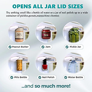 Under Cabinet Jar Opener,Opens Any Size Jar - Effortless Jar Opener,Great for Seniors & Weak ands or Arthritic Hands