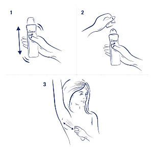 Dove Advanced Care Dry Spray Antiperspirant Deodorant For Women Cool Essentials 48 Hour Deodorant Protection 3.8 oz