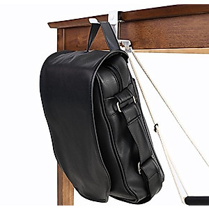 Auoinge Foot Hammock Under Desk FootRest | Adjustable Office Foot Rest Under Desk | Portable Desk Foot Hammock with Headphone Holder