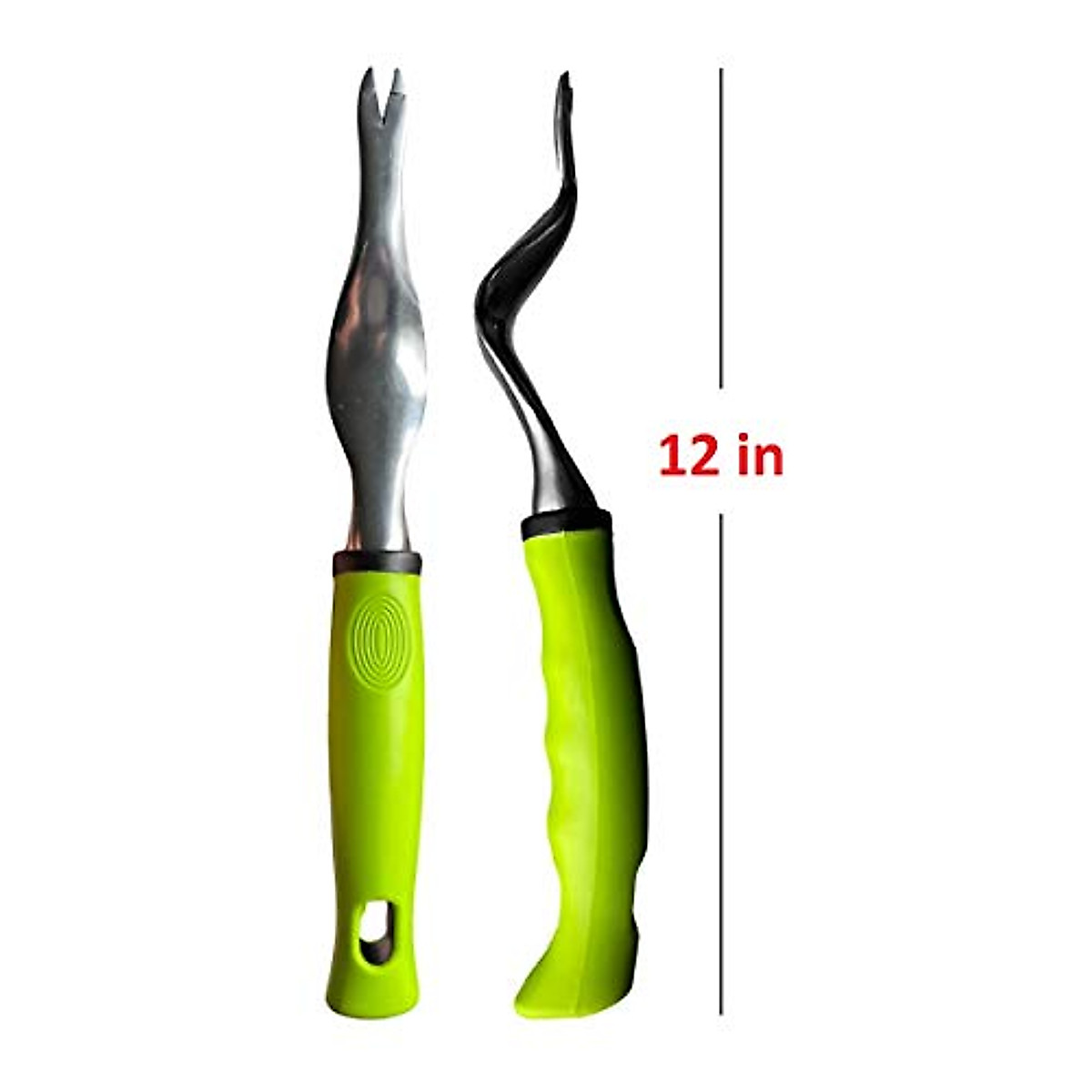 Garden Guru Hand Weeder Tool with Ergonomic Handle - Weed Puller for Planting, Weeding, Flower and Vegetable Care in Lawn Garden Yard | Rust Resistant