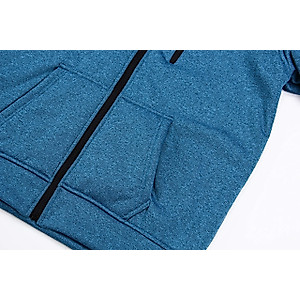 SVACUAM Men's Water-Resistant Fleece Lined Softshell Outwear Mountain Rain Jacket with Hood