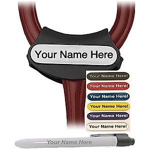 3M Littmann Stethoscope ID/Name Tag and Aluminum Penlight Combo (Including 2 AAA Batteries). Free Personalized Engraving on Both Items.Personalizations Helps Reduce Loss or Theft!