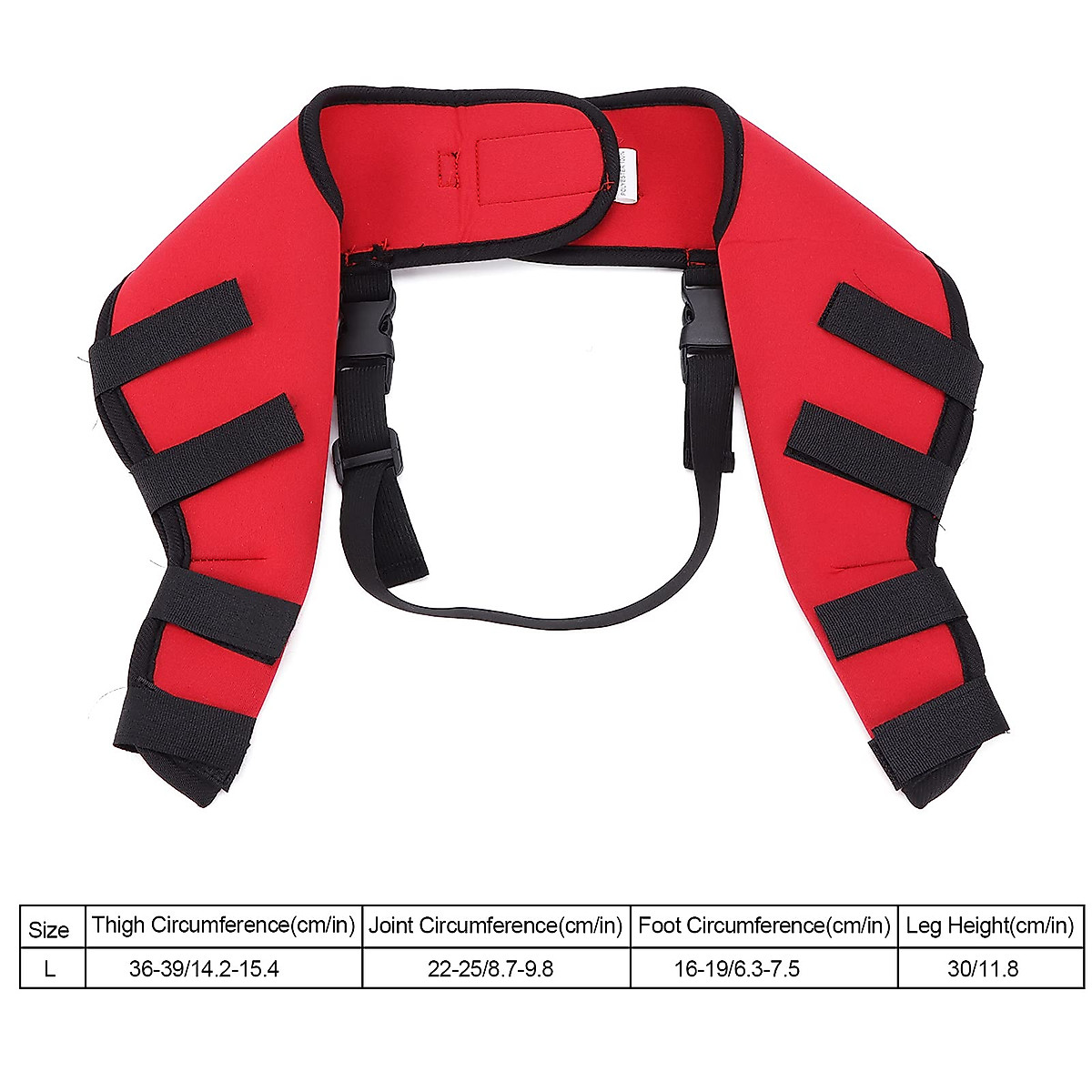 GLOGLOW 1 Pair Dog Hind Leg Braces, Dog Rear Leg Hock Wraps Canine Elbow Protector for Ligament Injuries Sprains(Red L) Boots