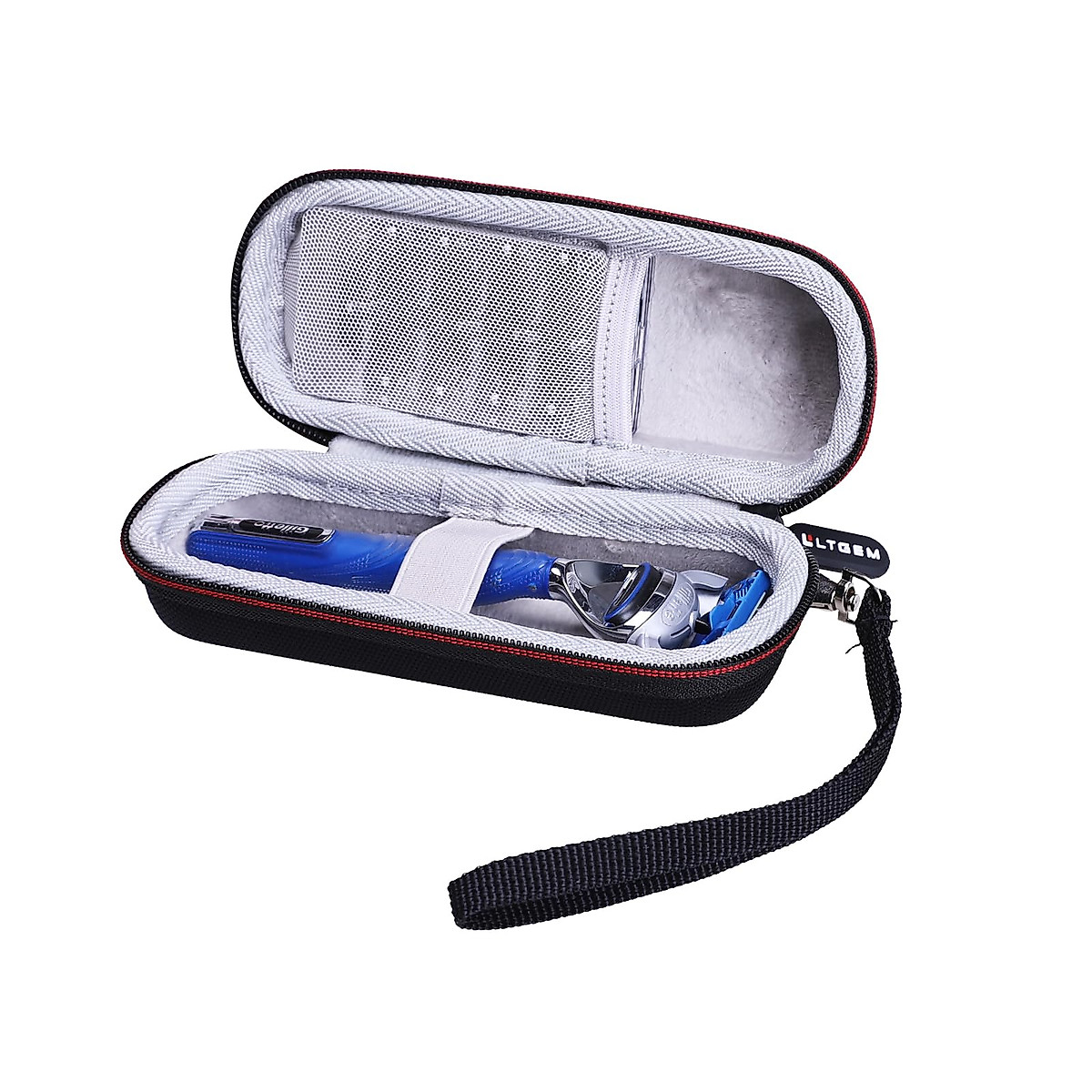 L LTGEM EVA Hard Carrying Case for Gillette Mach3 Men's Razor - Storage Protective Bag (Case Only!)