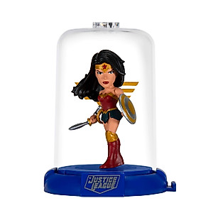 Justice League Domez Series 1 Collector’s Box Set - Includes Batman, Superman, Wonder Woman & The Flash - Authentic & Highly Detailed Collectible Characters - Connect, Collect, Display