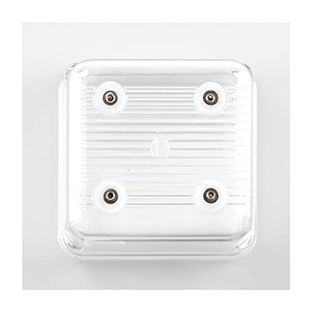 iDesign Plastic Drawer Organizer for Bathroom, Vanity, Kitchen Drawers, The Linus Collection – Set of 2, 3" x 3" x 2", Clear