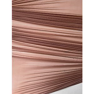 Power Mesh Fabric – 60 inch Width, Lightweight 4-Way Stretch Blend of Synthetic Fibers and Spandex, Perfect for Bra, Control-Topped Pantyhose, and Swimwear Linings (Mocha)