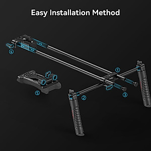 SMALLRIG Universal Basic Camera Shoulder Mount Kit for DSLR, Mirrorless, and Small Camera Shoulder Rig - 2896