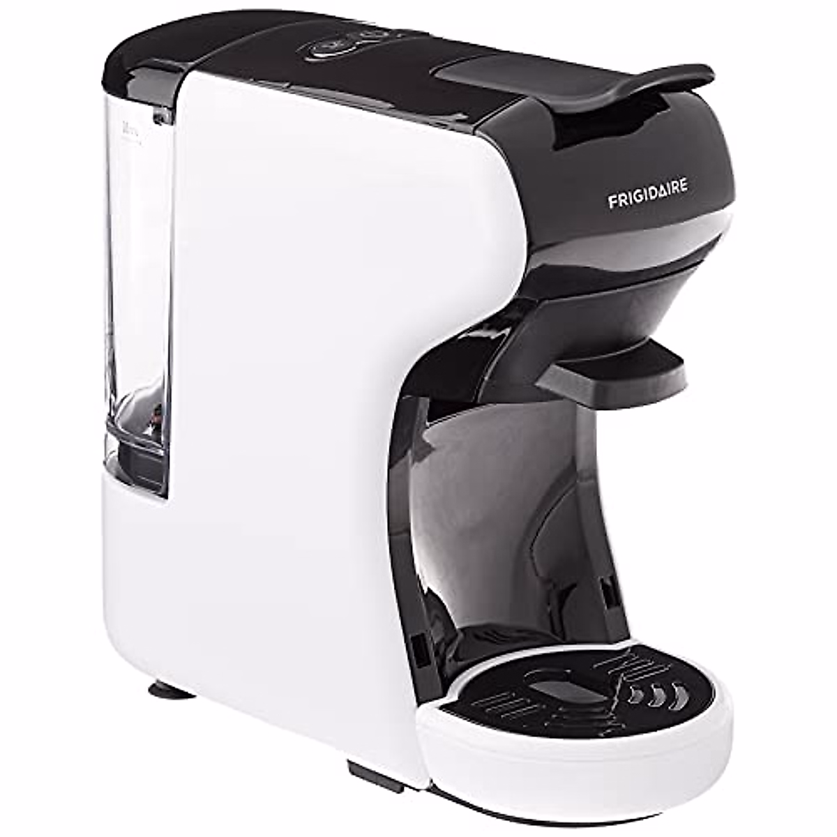 FRIGIDAIRE ECMN103-WHITE Multi Capsule Compatible Coffee Maker-Nespresso Dolce Gusto and Grounds, White