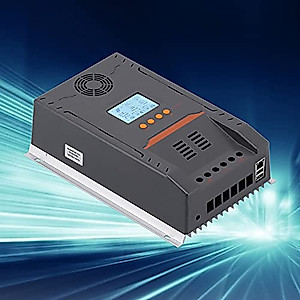 Wene K100 MPPT Solar Controller, 100A Solar Panel Charging Regulator with Screw for Outdoor Monitoring for Communication Base Station