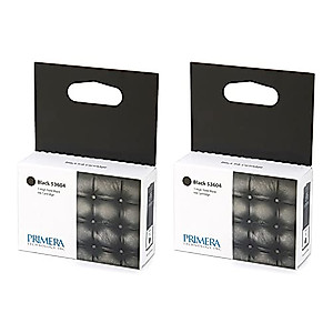 Primera Technology Primera 53604 Black Ink Cartridge 2-Pack for Bravo 4100 Series,53604 2PK