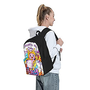 EgVgxir Backpack Foxy Anime Boxy Cartoon Double Shoulder Bag for Unisex 15.6 Inch Laptop Bagpack Large Capacity Travel Backpack for Hiking Work Camping
