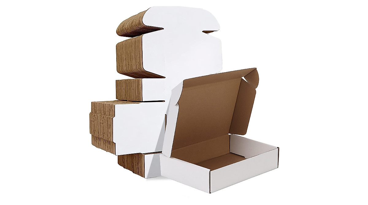 HORLIMER 9x6x2 Shipping Boxes Set of 50 - Sturdy Cardboard Mailers