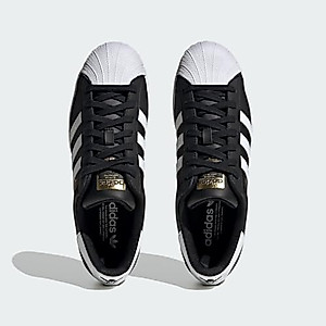adidas Originals Men's Superstar Sneaker, Black/Core White/Black, 15