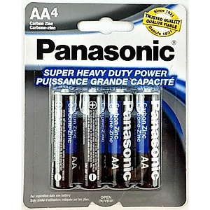 Panasonic 20pc AA Batteries Super Heavy Duty Power Carbon Zinc Double A Battery 1.5v