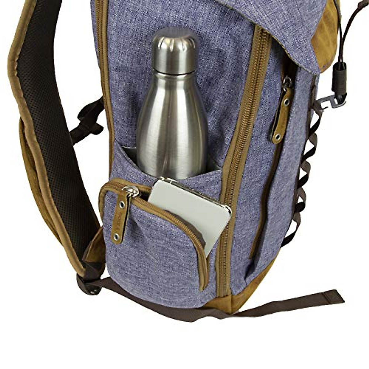 BONDKA - Laptop Backpack, Business Travel for Men Women, Great for College School Bookbag, Fits 15.6" Laptop and Notebook