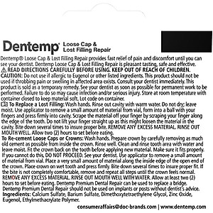 Dentemp Repair Lost Fillings & Loose Caps Max Strength (6 Pack)