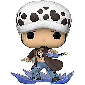 POP One Piece - Trafalgar D. Law Room Attack (AAA Anime Exclusive) Funko Vinyl Figure (Bundled with Compatible Box Protector Case), Multicolor, 3.75 inches