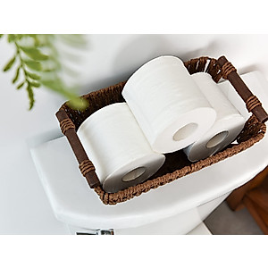 StorageWorks Round Paper Rope Storage Baskets