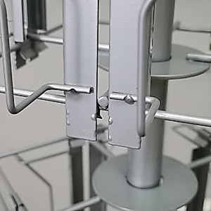 FixtureDisplays® DVD, CD, BlueRay, Literature,Greeting Card Postcard Rack Display High Capacity 64 Adjustable Pockets 5.1" to 10.6" Wide, up to 8" Tall Cards 11875NEWNPF