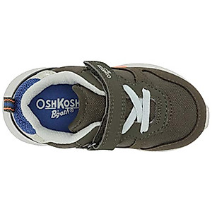 OshKosh B'Gosh Boys Sneaker, Olive, 4 Toddler