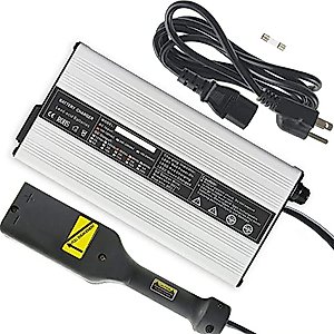 WFLNHB 36 Volt 5 Amp Battery Charger Replacement for EZGO TXT Medalist Golf Cart D Style Plug
