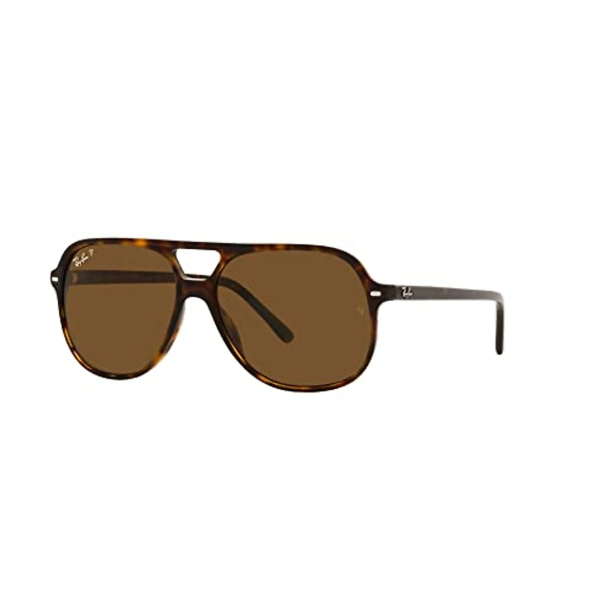 Ray-Ban RB2198 Bill Square Sunglasses, Havana/Polarized Brown, 60 mm