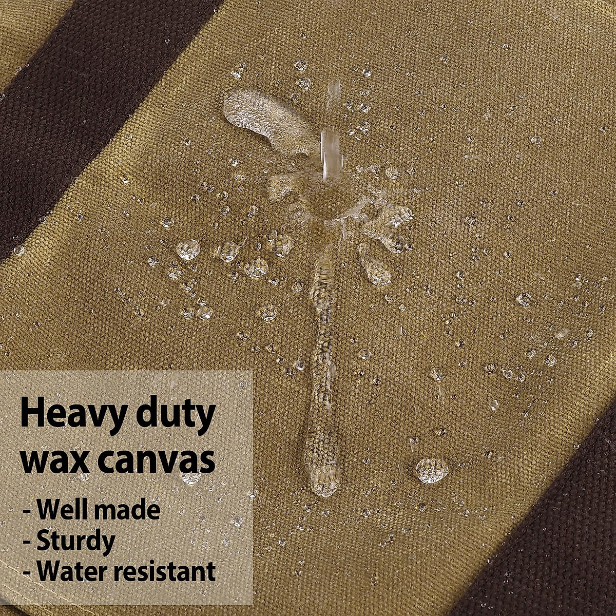 BONTHEE Extra Large Waterproof Firewood Log Carrier Canvas Firewood Holder Indoor with Shoulder Strap and Top Handles Contained Weight-Relief Pad for Easy Carry