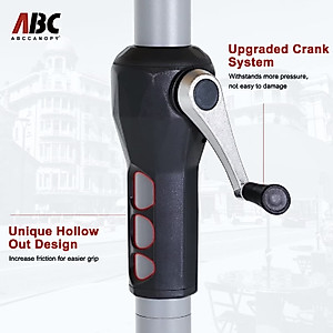 ABCCANOPY 9FT Market Umbrella 3-Year-Non-Fading OLEFIN Canopy Patio Outdoor Aluminum Table Umbrella with 8 Sturdy Ribs, Forest Green