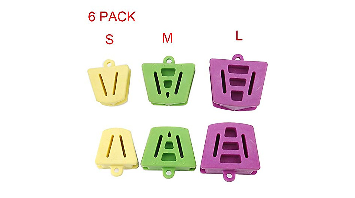 Dental Silicone Mouth Props - Latex-Free, Comfortable, Pack of 6