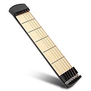 Caredy Portable Portable Guitar, Durable Lightweight 6 Fret Guitar, for Guitar Beginners for Professional Guitarist