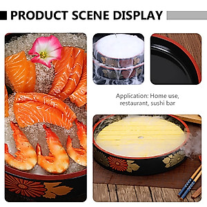 DOITOOL Sashimi Sushi Plate Japanese Sushi Serving Plate Sashimi Platter Sushi Tray Sashimi Dishes Kitchen Serving Plates for Restaurant