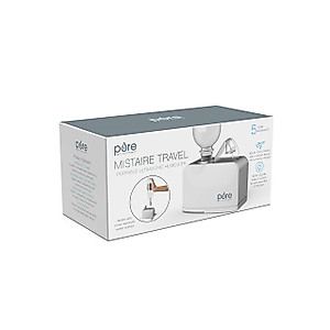 Pure Enrichment MistAire Travel - Ultrasonic Cool Mist Water Bottle Humidifier with Auto Shut-Off, Mood Light, Fold-Out Leg, and Storage Bag for Portable Use at Home, Office, Hotel, and More