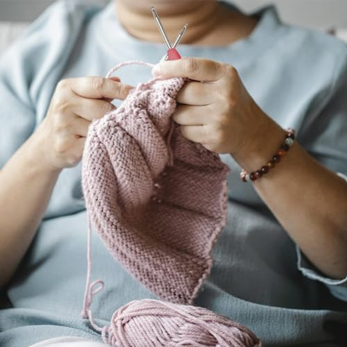 10 Pcs Ergonomic Crochet Hook Set - Aluminum Crochet Hooks with Grip Metal Crochet Hooks for Arthritic Hands - Multicolor Crochet Hooks Ergonomic Soft Grip Set of Crochet Hooks for Crocheting Yarn