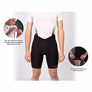 Endura Men's Pro SL Cycling Bibshort Medium Pad Black, Large