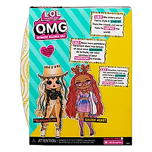 L.O.L. Surprise! O.M.G. Golden Heart Fashion Doll with Multiple Surprises and Fabulous Accessories – Great Gift for Kids Ages 4+