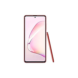 Samsung Galaxy Note 10 Lite N770F 128GB Dual-SIM GSM Unlocked Phone (International Variant/US Compatible LTE) - Aura Red (Renewed)