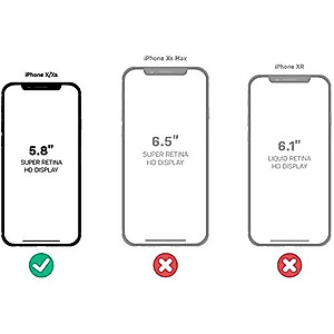 OtterBox Symmetry Clear Series Case for iPhone X & iPhone Xs with Alpha Glass Screen Protector Bundle - Eco-Friendly Packaging - Clear