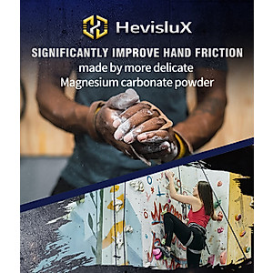 Hevislux Liquid Chalk. Improve Hand Grip for Gymnastic, Rock Climbing, Weightlifting. Quick-Drying Formula. Easy use, no Mess, Added Vitamin E. (250ml)