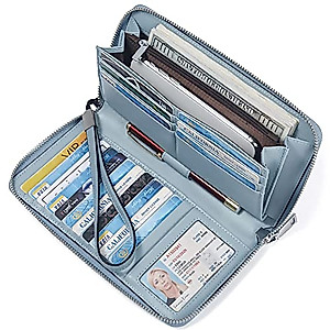 BOSTANTEN Genuine Leather Hobo Handbags bundle Leather Wallets for Women