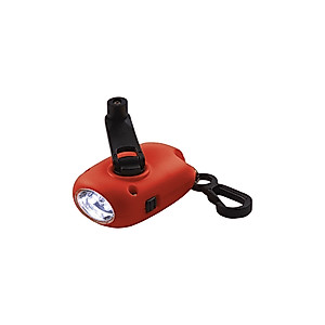 Coghlan's Dynamo Flashlight LED Hand Crank Emergency Light w/Clip (2-Pack)